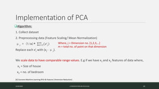 PCA and SVD in brief | PPTX