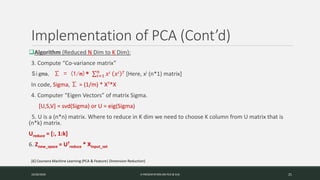 PCA and SVD in brief | PPTX