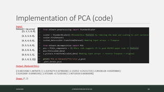 PCA and SVD in brief | PPTX