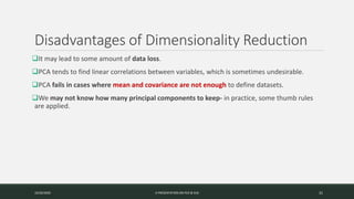 PCA and SVD in brief | PPTX