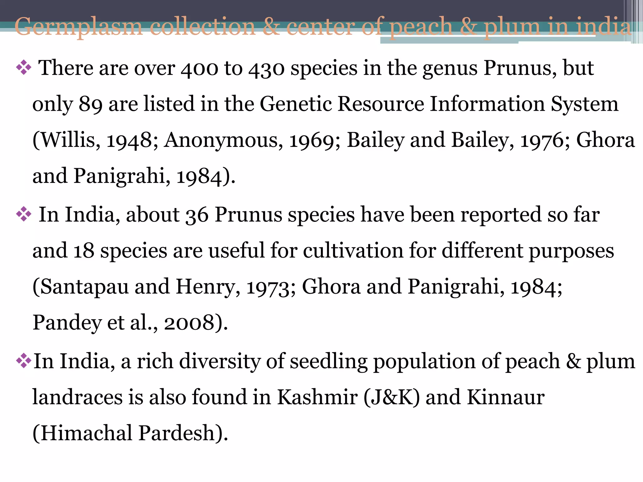cultivation practices of of peach | PPTX