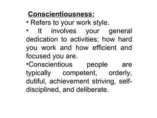 Presentation of personality | PPT