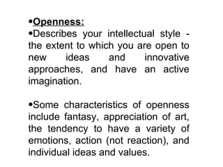 Presentation of personality | PPT