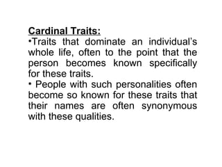 Presentation of personality | PPT