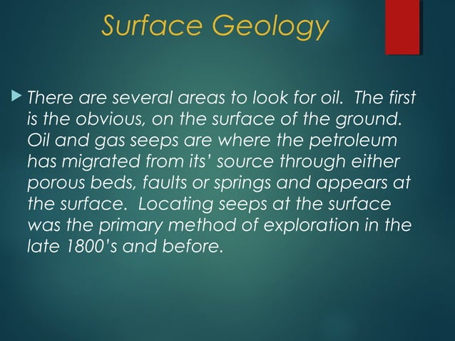 Surface Geology and Subsurface Geology | PPT | Geology | Science
