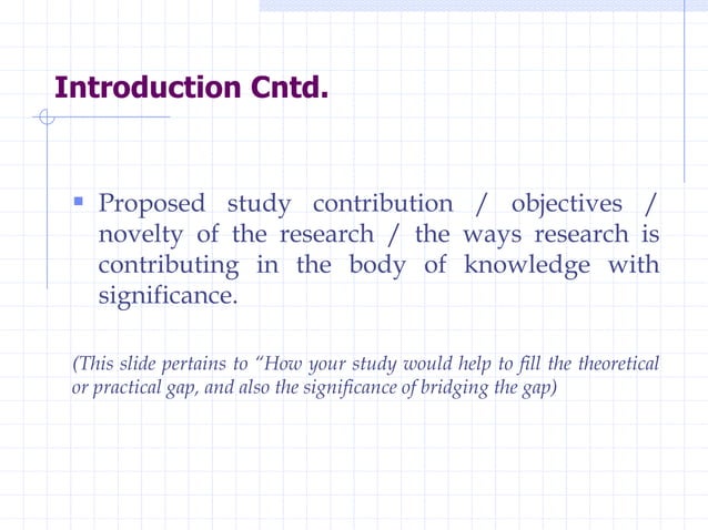 Presentation of PhD Research Proposal (Format).ppt | Postgraduate ...