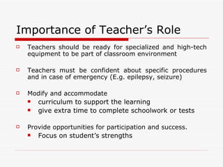 Presentation Of Physical Disabilities | PPT