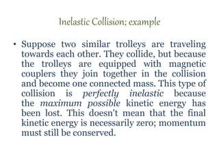 study of conservation of momentum and energy by ballistic pendulum. | PPT
