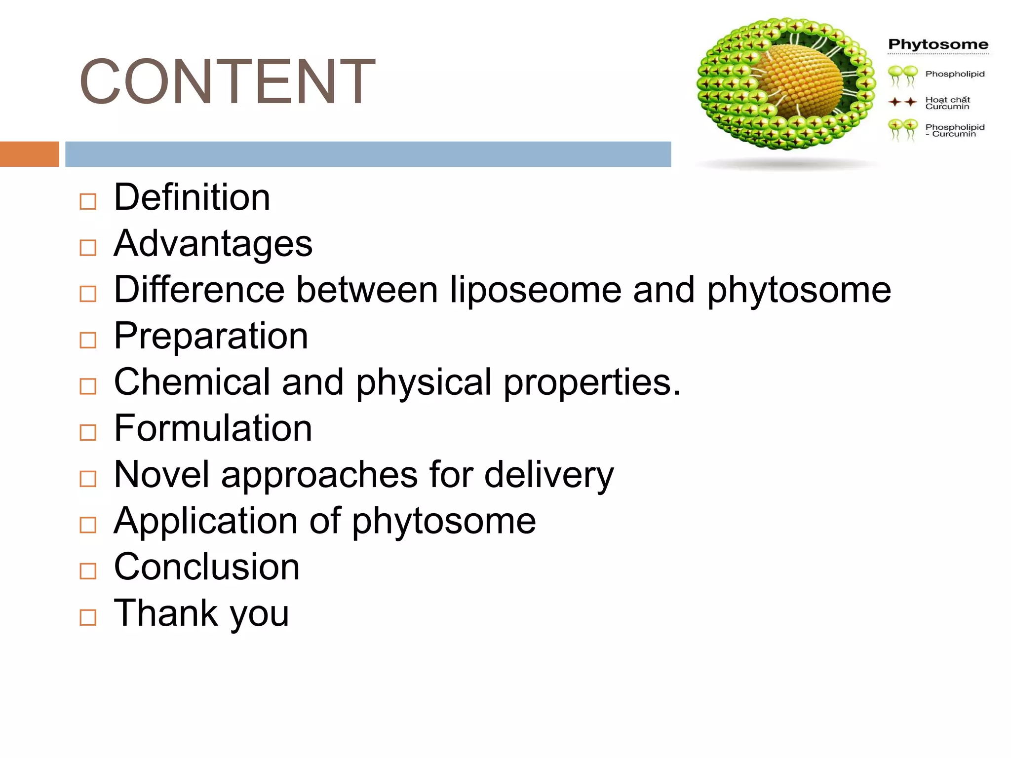 Presentation of phytosomes | PPTX