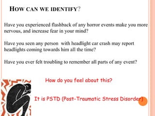 Journey to posttraumatic stress disorder | PPTX