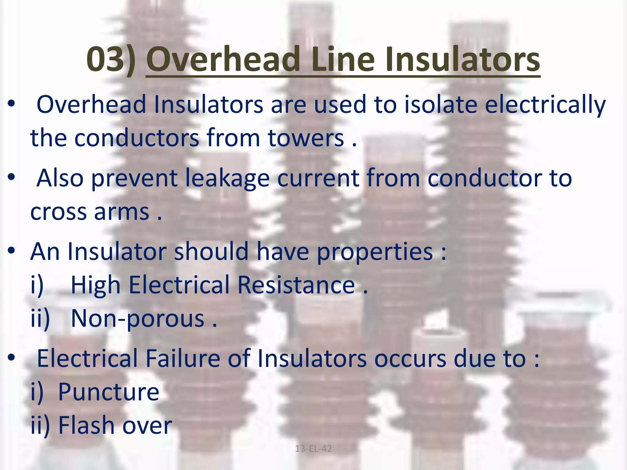 Mechanical Design of Overhead Lines | PPTX
