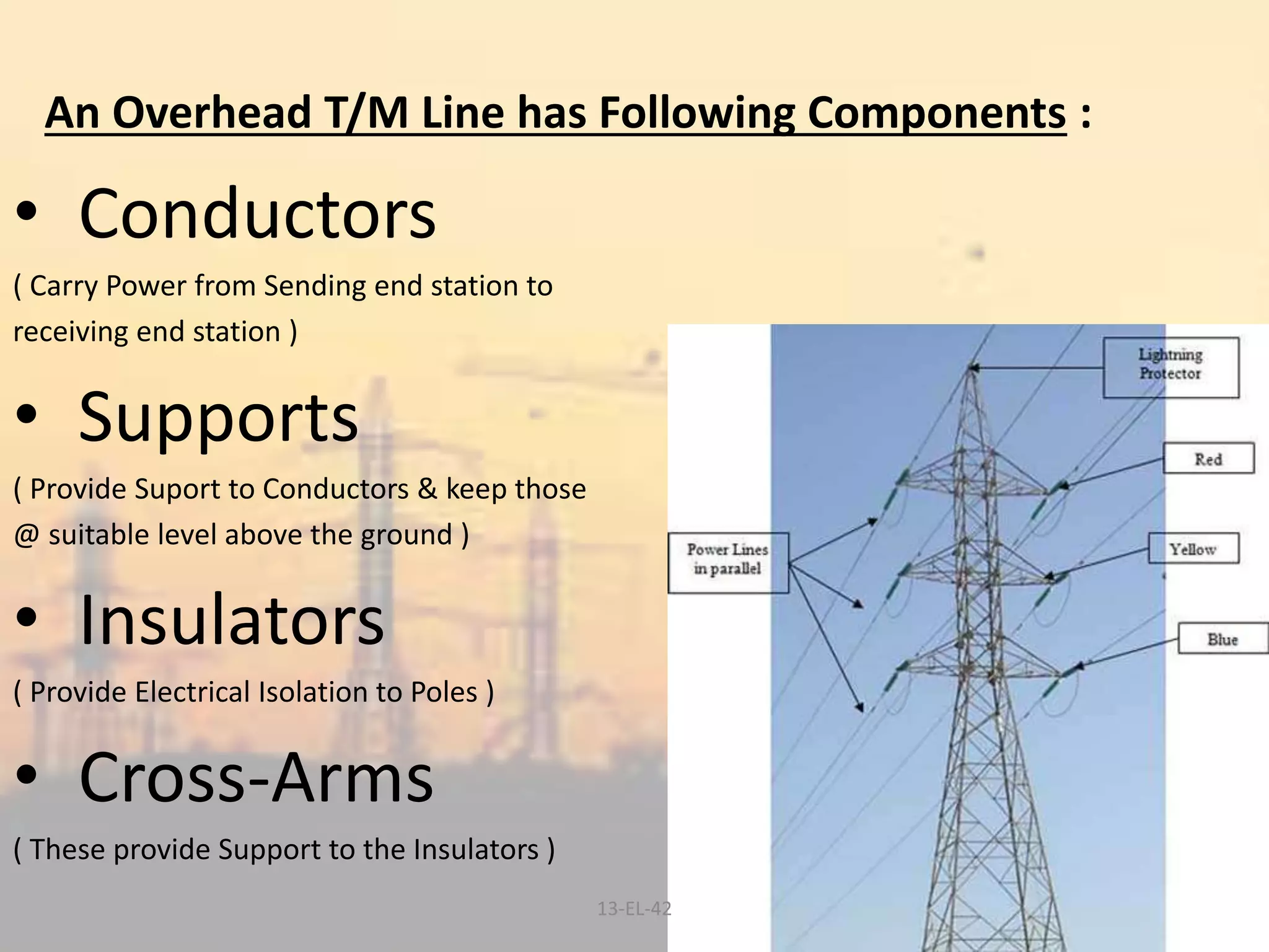 Transmission lines of Electrical powe | PPTX