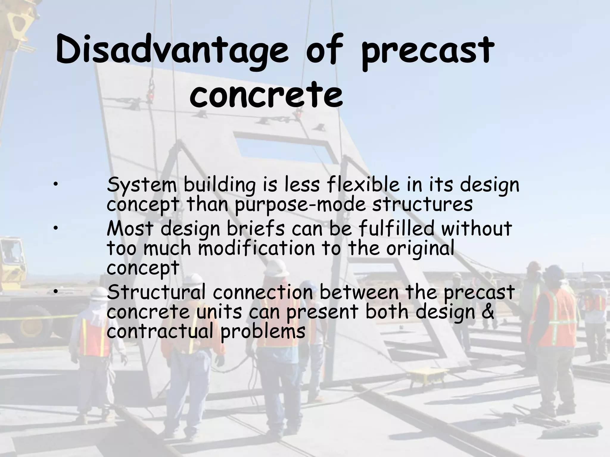 Presentation of precast concrete | PPT