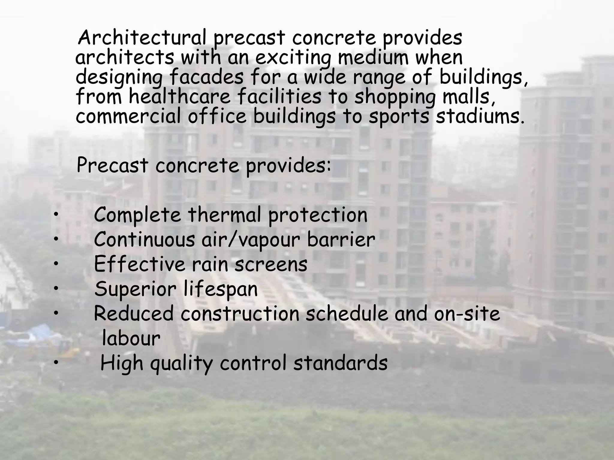 Presentation of precast concrete | PPT