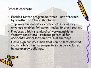 Presentation of precast concrete | PPT