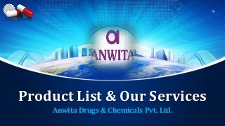 Presentation of product list of anwita | PPTX
