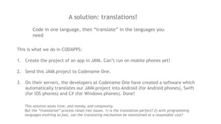 Presentation of programming languages for beginners | PPT