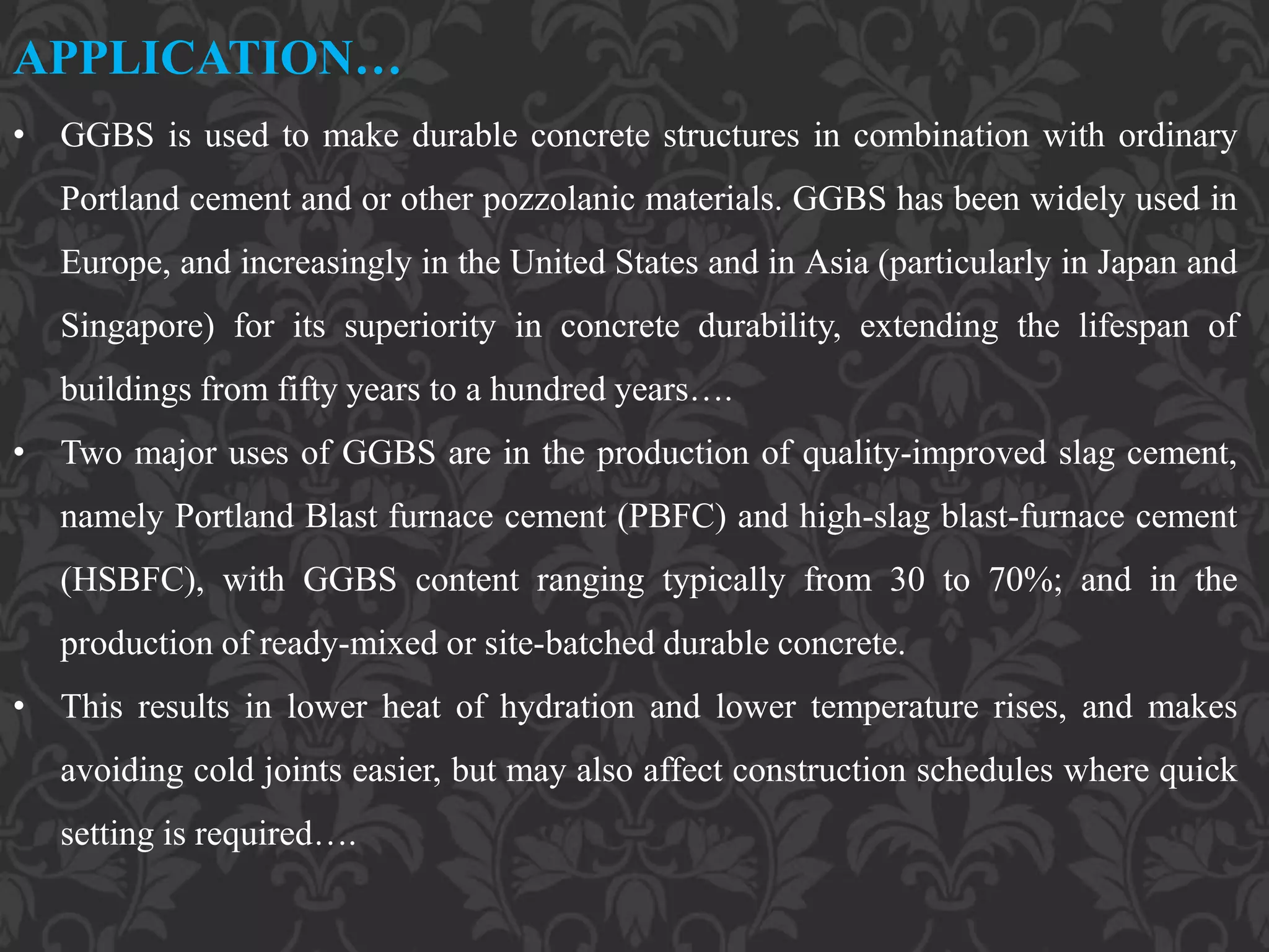 A LABORATORY STUDY OF CONCRETE MIX USING Ground Granulated Blast ...