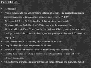 A LABORATORY STUDY OF CONCRETE MIX USING Ground Granulated Blast ...