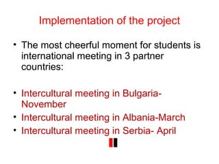 Presentation of project | PPT