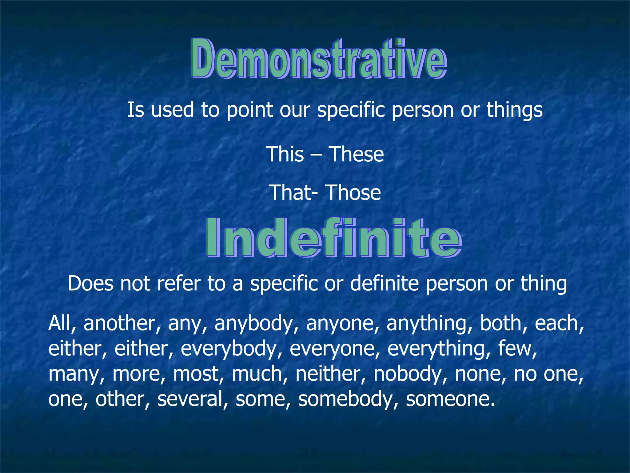 Presentation of pronouns | PPT