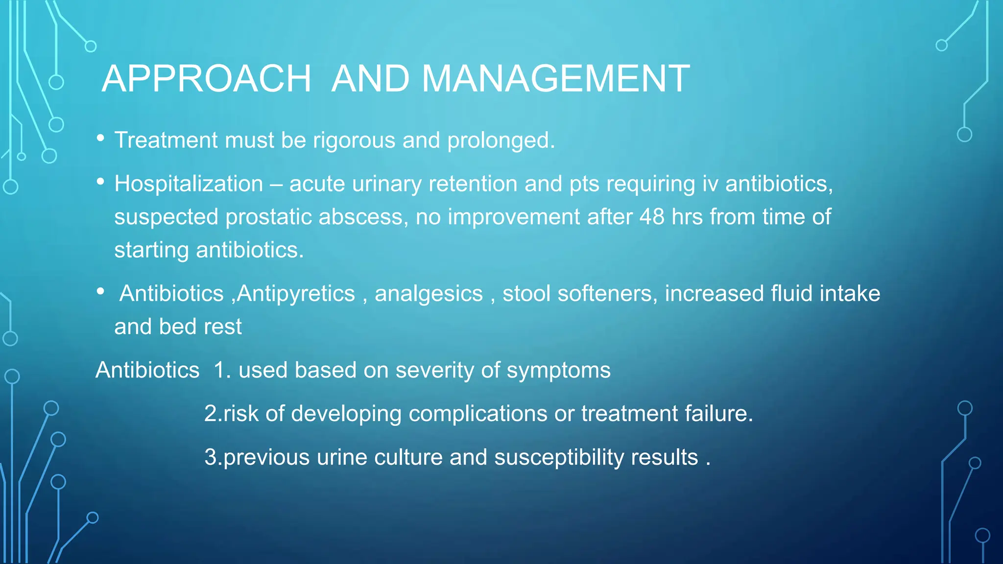 Diseases of prostate with infection, benign prostatic disease and ...