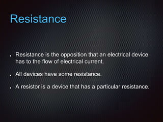 resistance | PDF