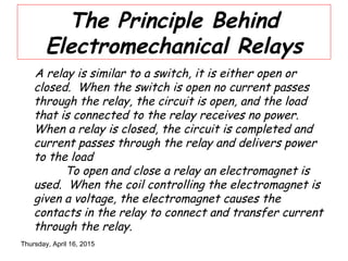 Electromechanical Relay | PPT