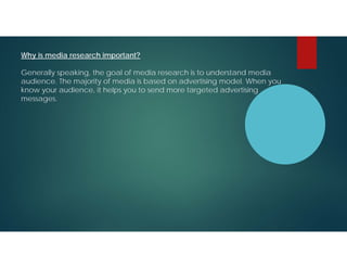 Presentation of research mdia and its escope | PDF