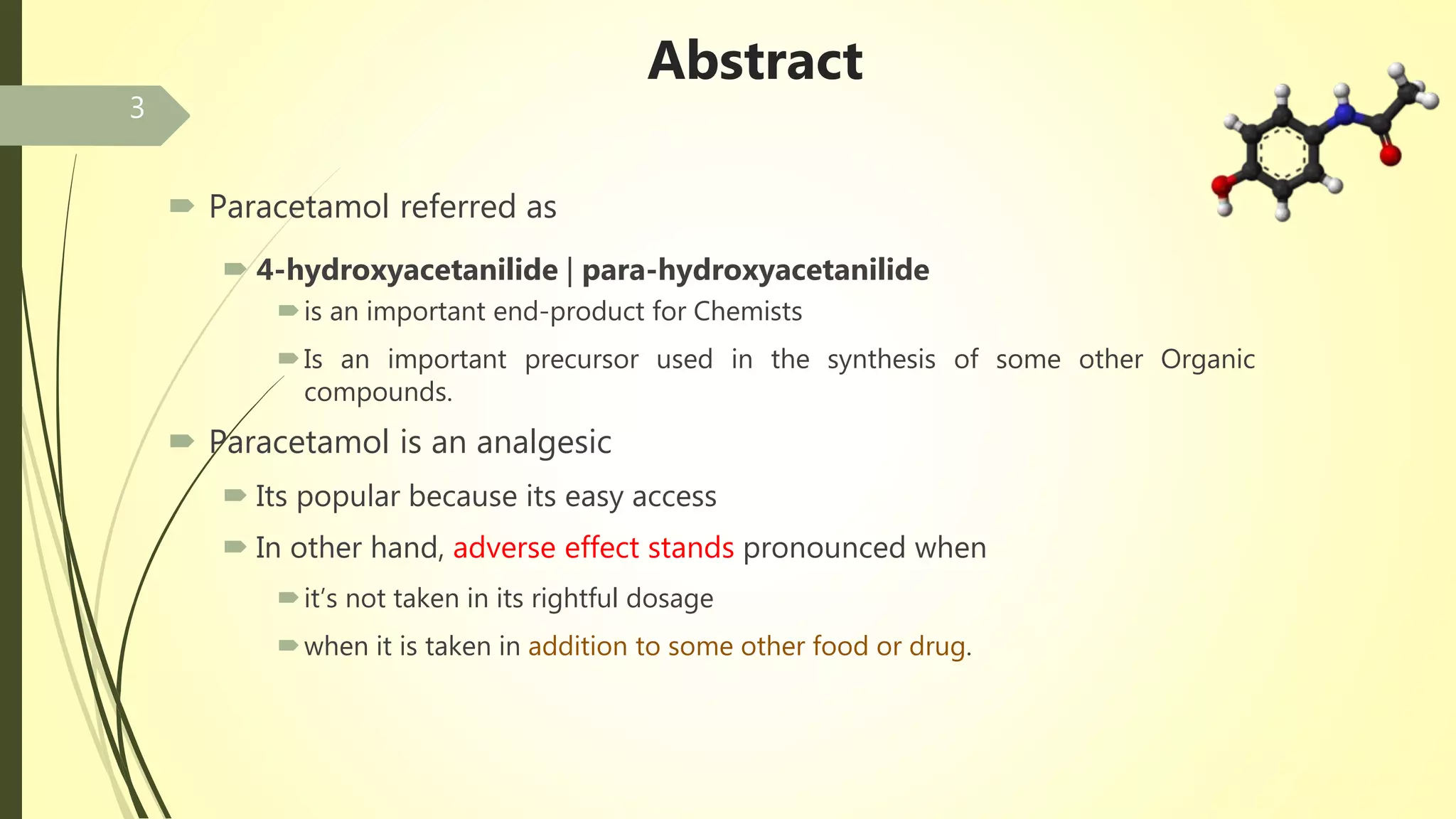 Chemistry of Paracetamol | PPTX