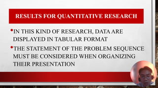 A LESSON PRESENTATION OF RESEARCH RESULT | PPTX