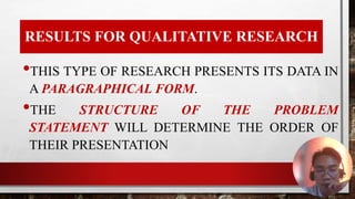 A LESSON PRESENTATION OF RESEARCH RESULT | PPTX