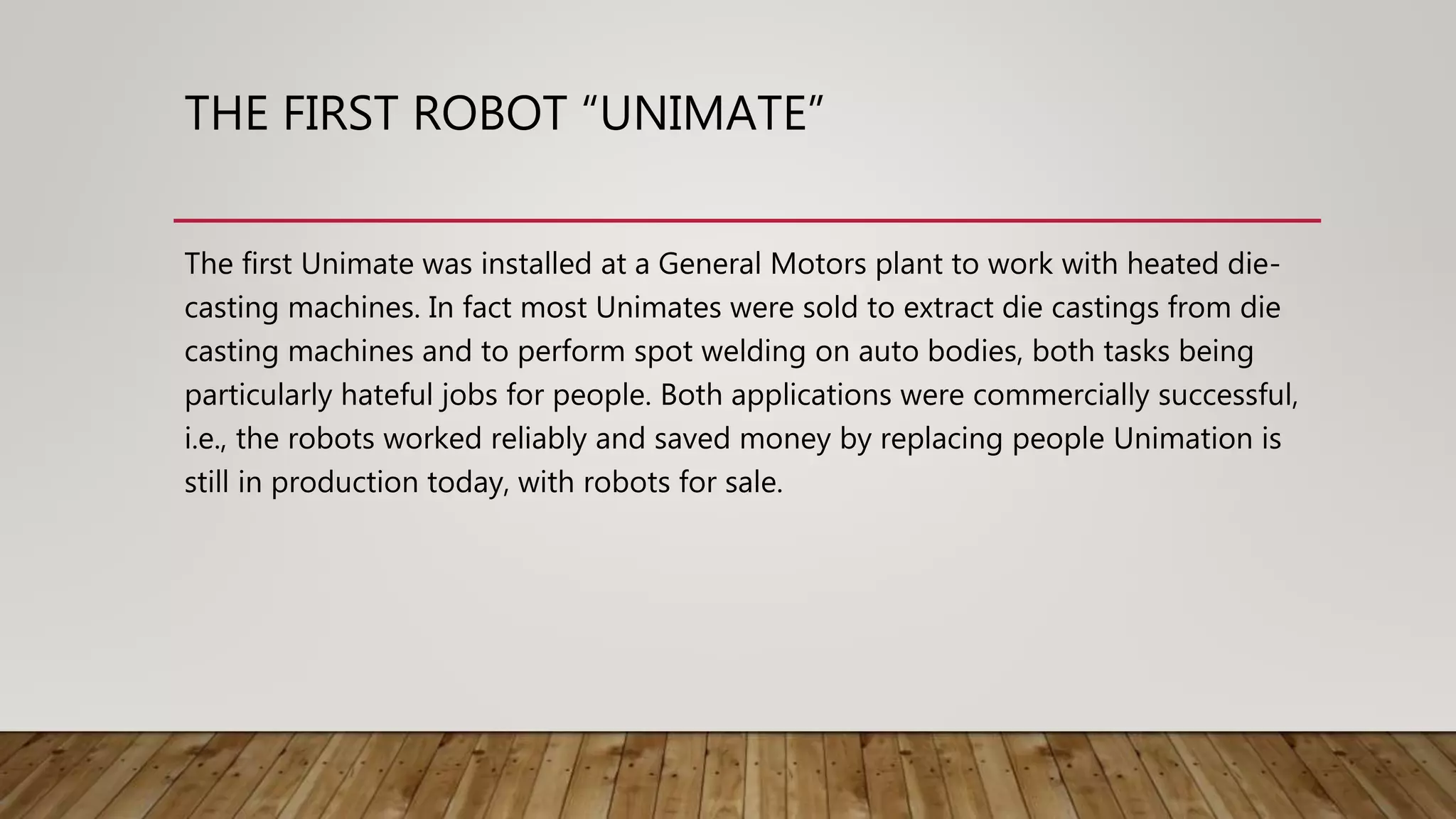 Presentation of robotics | PPTX