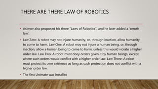 Presentation of robotics | PPTX