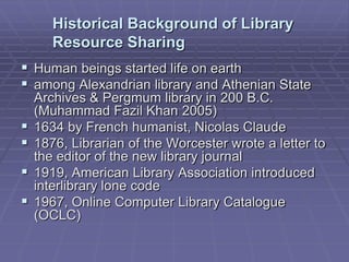 Presentation of role of pastic in resource sharing | PPT