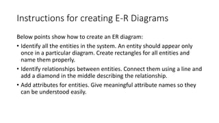 Presentation of saad on e-r diagram. | PPT