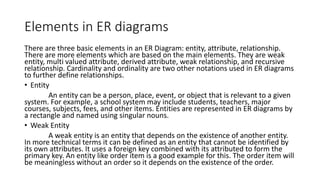 Presentation of saad on e-r diagram. | PPT