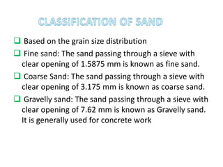 Presentation of sand | PPTX