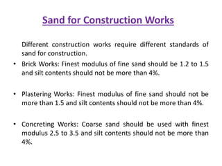 Presentation of sand | PPTX