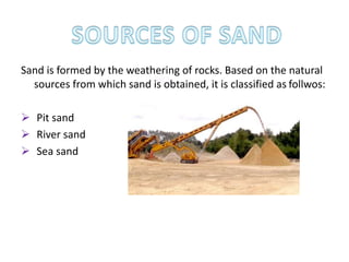 Presentation of sand | PPTX