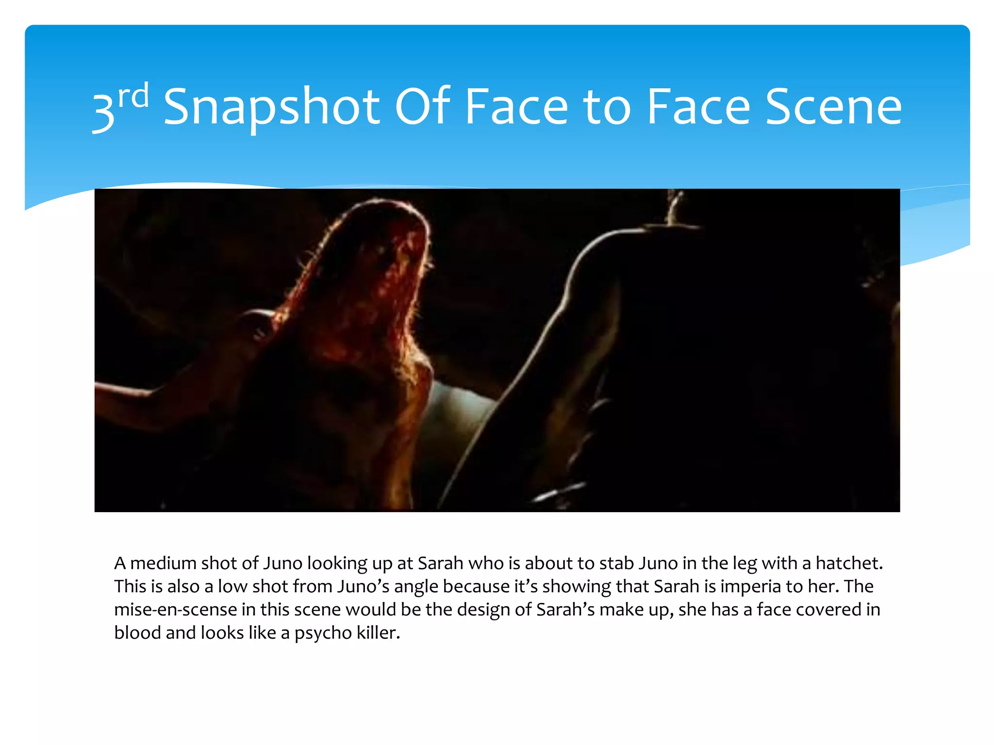 Presentation of scenes of The Descent | PPTX