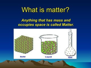 Matter In Science