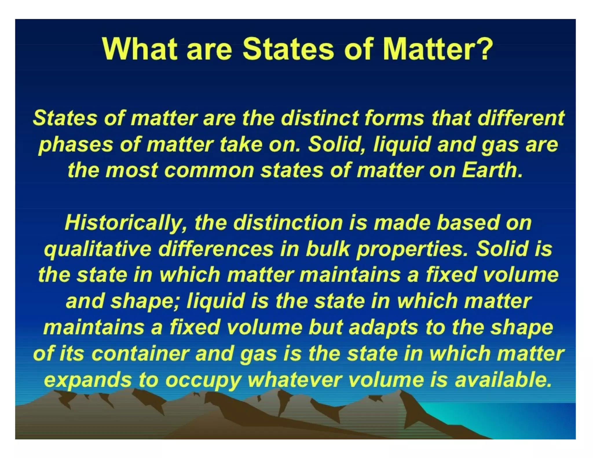 Presentation of science(matter) | PDF | Science