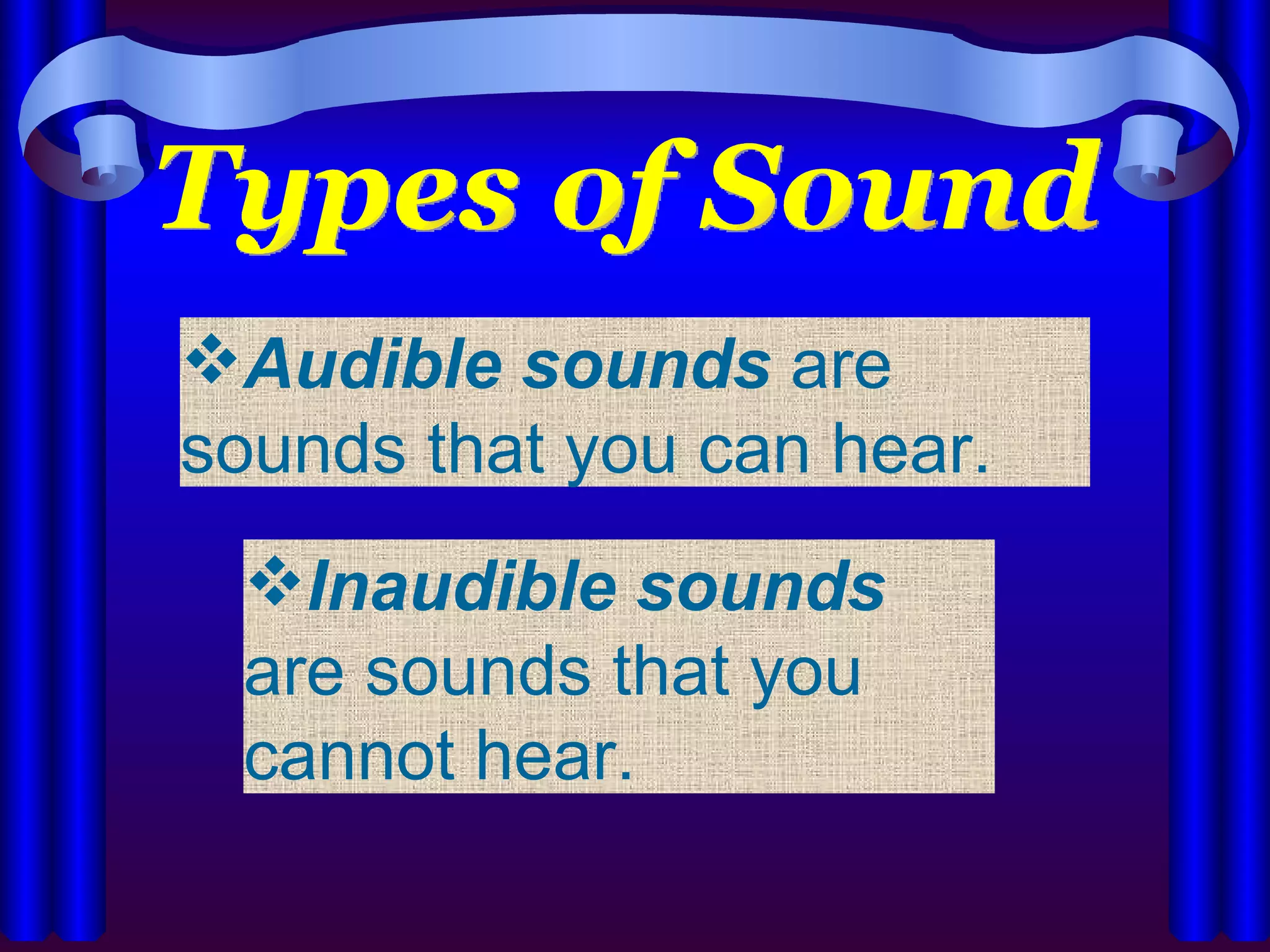Presentation of science (sound) | PPT