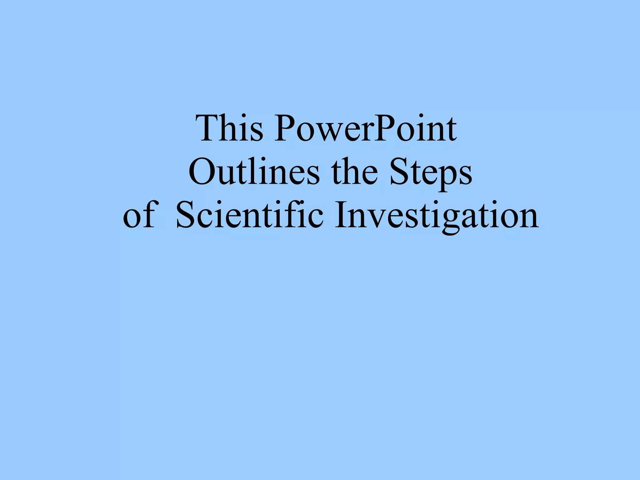 Presentation Of Scientific Method With Quiz Rr Version | PPT