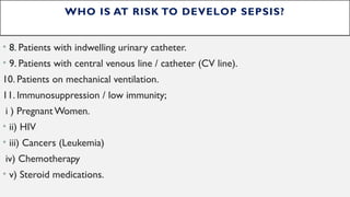 PRESENTATION OF SEPSIS, SEPTIC SHOCK.pptx