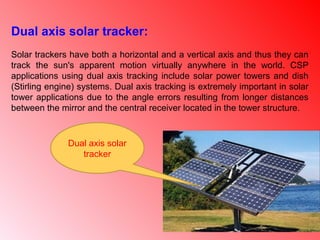 Presentation of single axis solar tracker | PPT