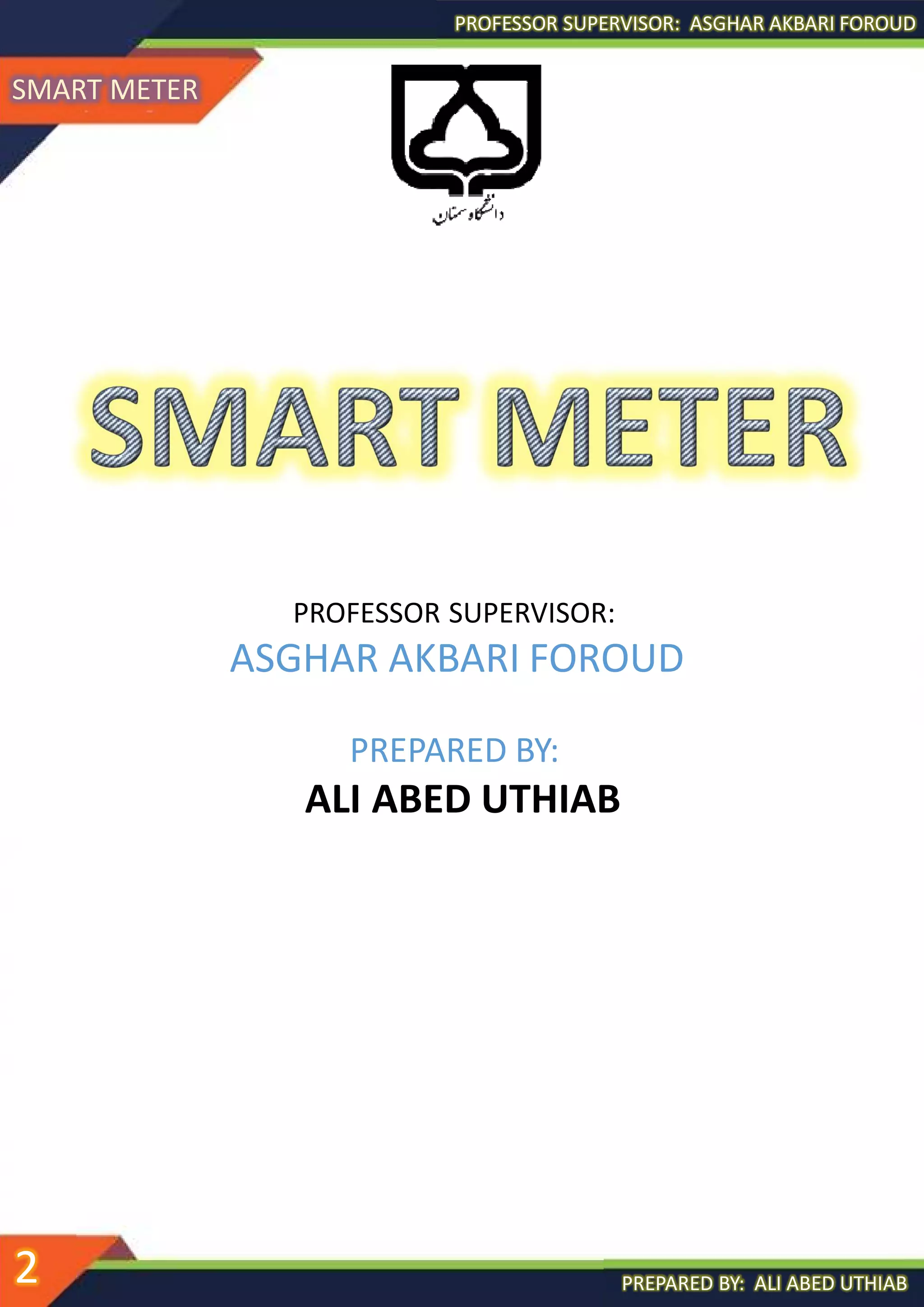 Presentation of smart meter | PDF