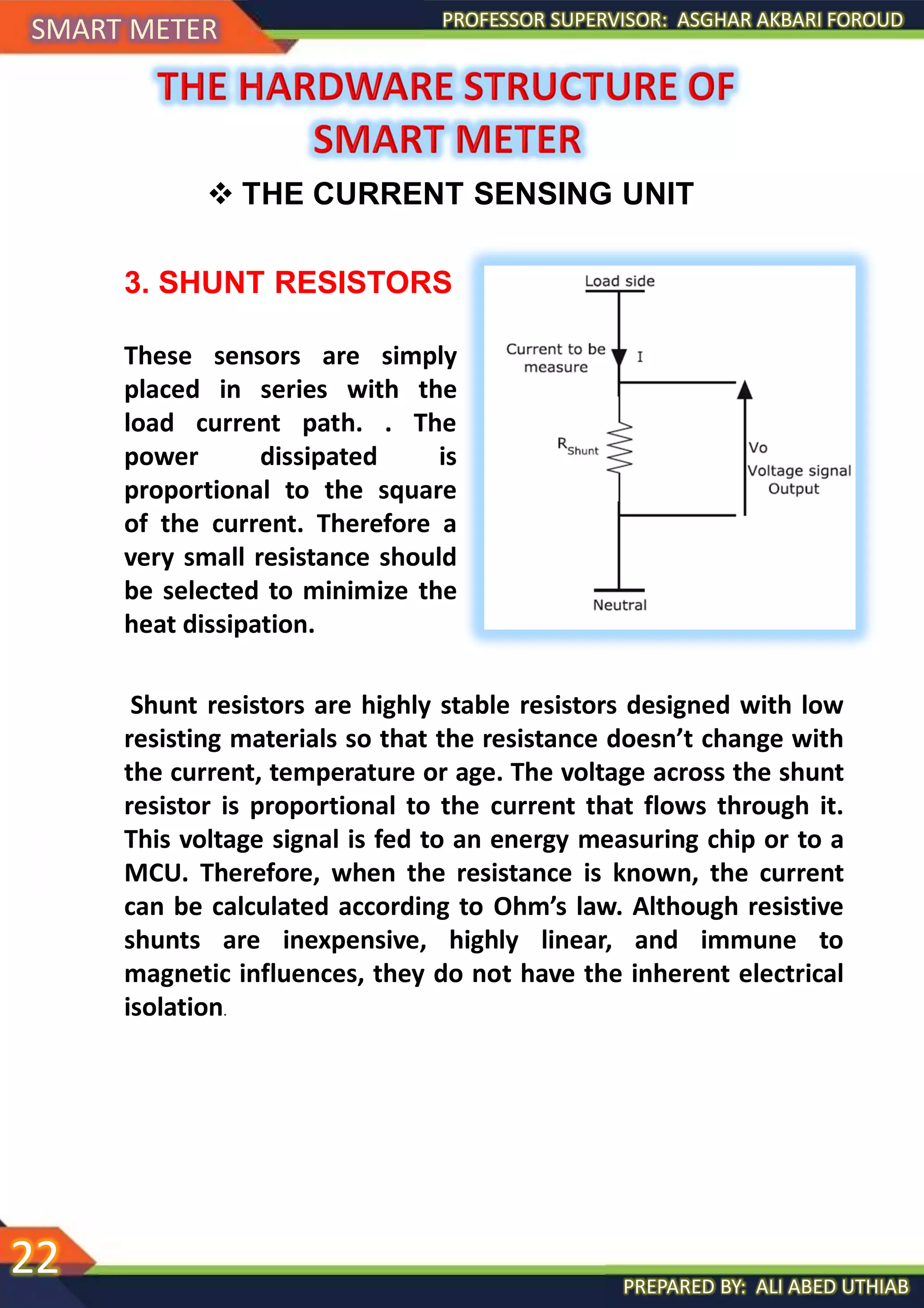 Presentation of smart meter | PDF