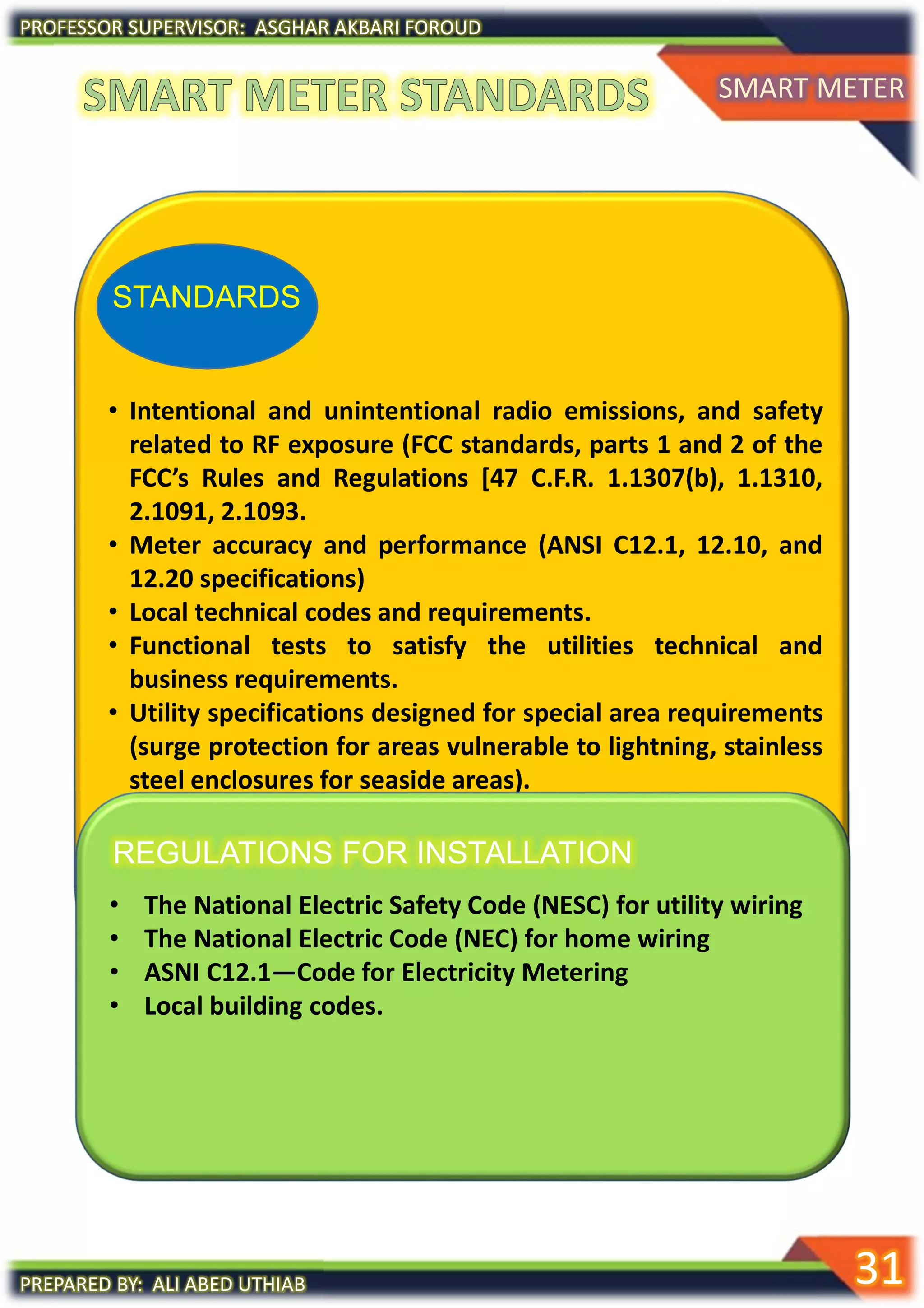 Presentation of smart meter | PDF